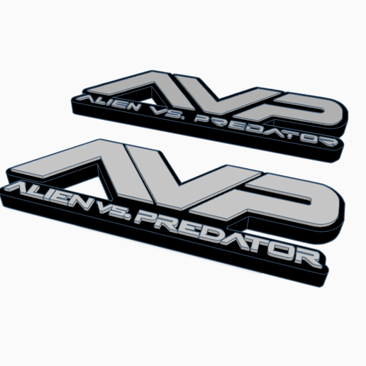 👽 ALIEN VS PREDATOR (ACTUALIZADO) Logotipo por MANIACMANCAVE3D・Archivo ...
