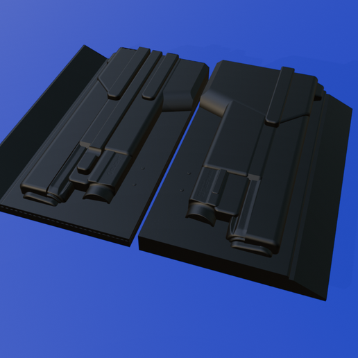 🔫 Glock G22 + Olight Baldr S Torsion Mold.・ STL File for 3D printing・Cults