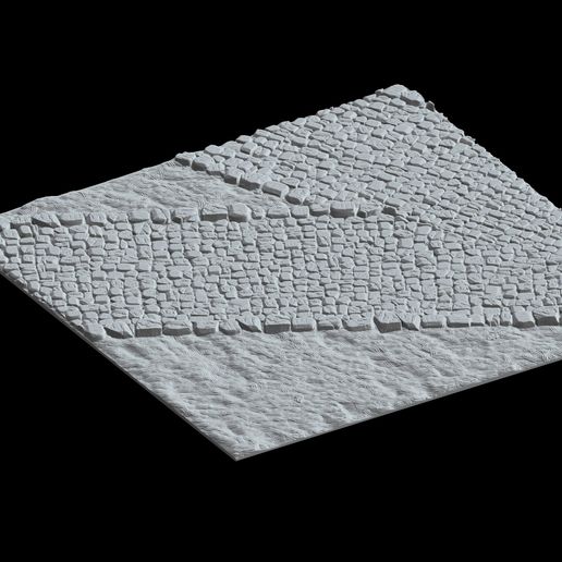 🏗️ Ground Plates - Cobberstones / Pavements / Roads / Town・ 3D File for ...