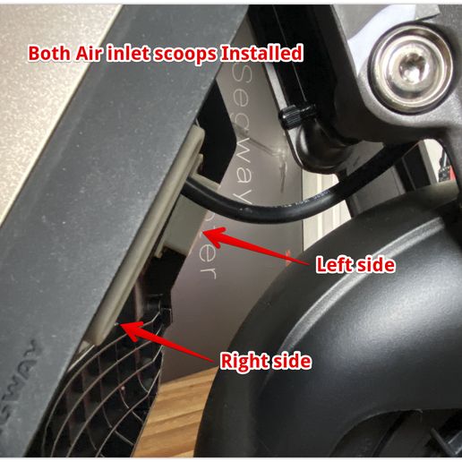 🛴 Segway Ninebots GT scooter Inlet air scoop・ STL File for ・Cults