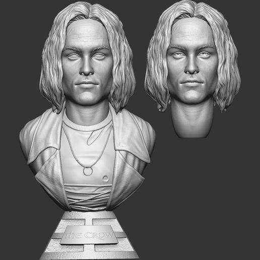 🐦 THE CROW (BRANDON LEE)・ STL File for 3D printing・Cults