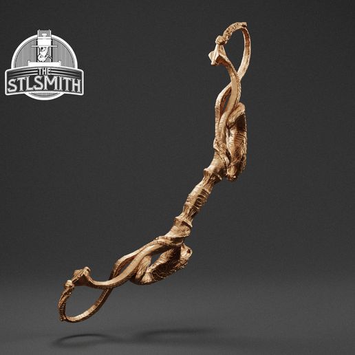 🏹 Serpent Bow Elden Ring Life Size Prop STL・ STL File for 3D printing・Cults