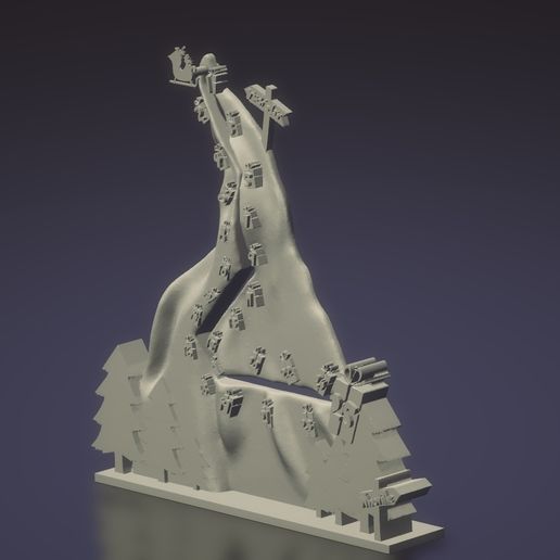 🎄 Grinch Mount Crumpit Christmas Advent Calender・Free STL File for 3D ...