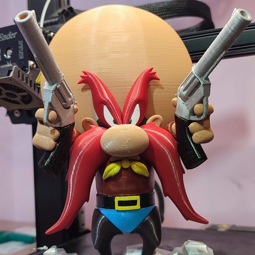 👽 Yosemite Sam・3D Print with the Ender 3S1 3D printer・Cults