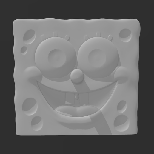 STL file Spongebob Head Bust 👤 ・Model to download and 3D print・Cults