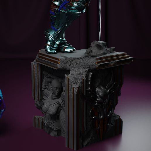 🎨 Karlach BG3 - 32mm and 75mm mini・ 3D File for 3D printing・Cults