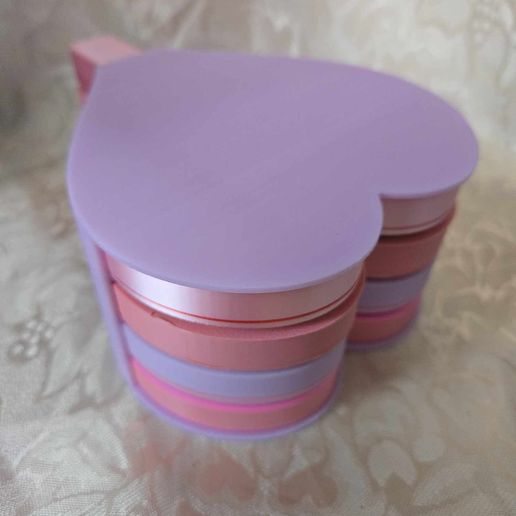 🛰 4 space Shallow Love Heart shaped storage rack for heart diamond art ...