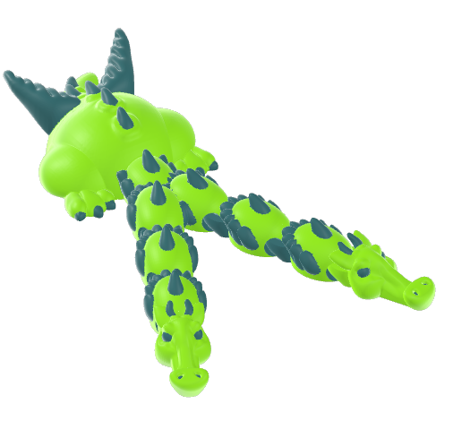 🐉 Gleeok (Zelda, 1986)・ STL File for 3D printing・Cults