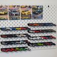 🥵 Hot Wheels / Diecast Modular Ikea Skadis Pegboard Display・ STL File ...