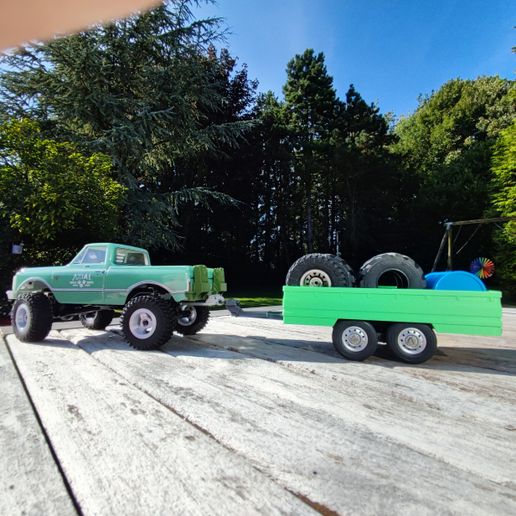 🚐 LONG TRAILER AXIAL SCX24 and MINI CRAWLERS・ STL File for 3D printing ...