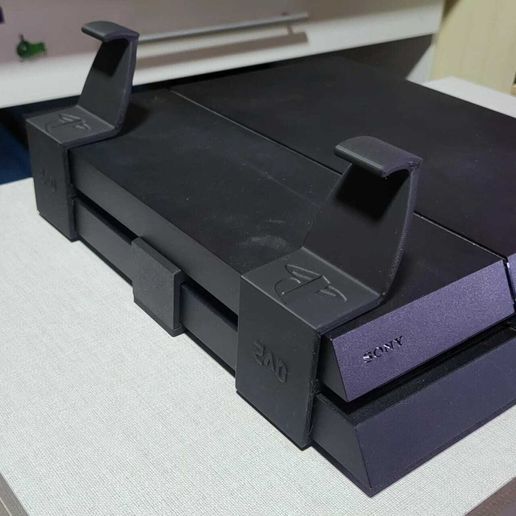 🎮 Wall bracket for Playstation 4 + dualshock・ STL File for 3D printing ...