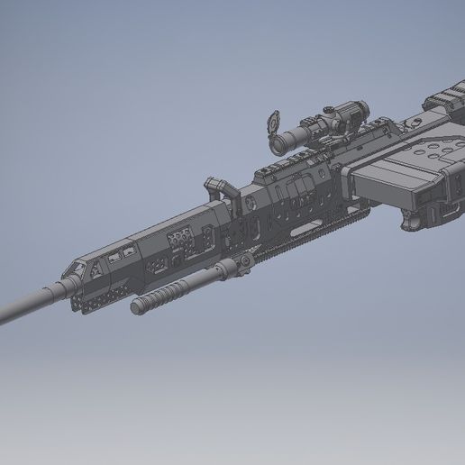🖨️ Apex Legends Kraber Cosplay Prop・Archivo 3D para Impresión 3D・Cults