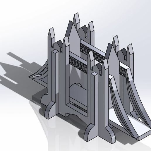 🌉 London Tower Bridge 3D Puzzle・Archivo 3D Gratis para ・Cults