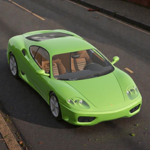 🚗 Ferrari 360 Modena 1999・Arquivo STL para Impressão 3D・Cults