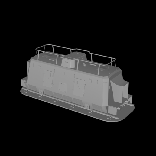 🚆 German BP44 armored train infantry carriage 3D model material・ OBJ ...