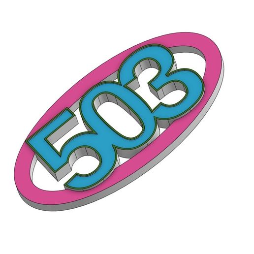 🧑‍💻 COUNTRY CODE 503 KEYCHAIN・free 3MF file for 3D printing・Cults