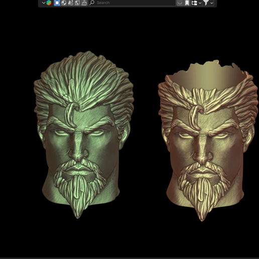 🩺 Doctor Strange, Default costume Marvel Rivals Vase headsculpt, sculpt ...