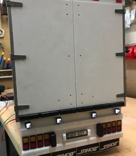 🚐 Carson Trailer 1/14 1:14 1 14 Backfire. Rear lighting・ STL File for ...