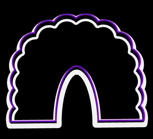 STL file WAVE ARCH 🌊 ・3D printable model to download・Cults