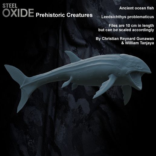 🦖 Prehistoric miniature Leedsichthys problematicus・ STL File for 3D ...