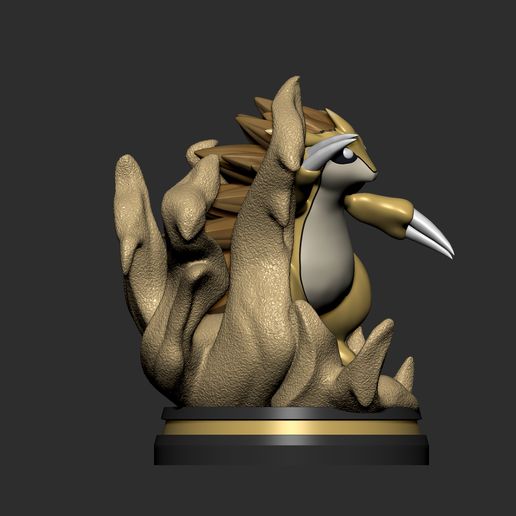 🐉 Pokemon - Sandshrew and Sandslash Figure・ STL File for 3D printing・Cults