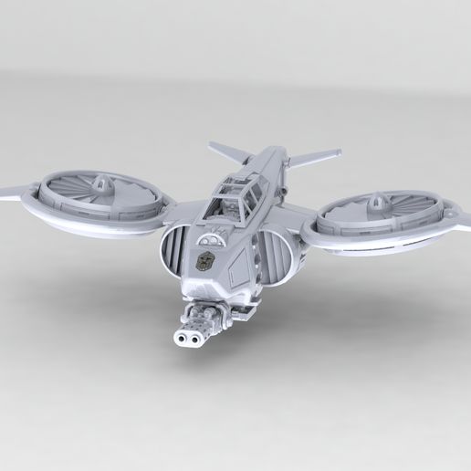 🛰 Tofty's Space Dwarf Kestrel Gyrocopter・Free STL File for 3D printing ...