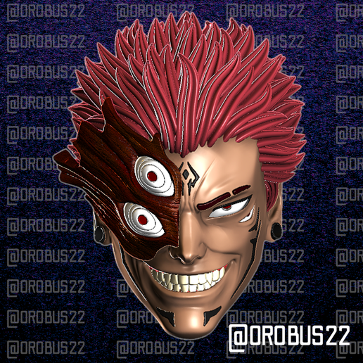 STL 文件 SUKUNA SMILING 🎨 ・可下载 3D 打印模型・Cults