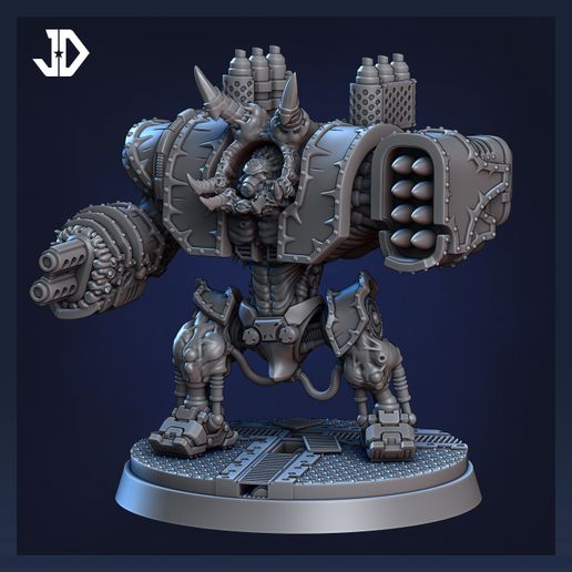 🎲 Demonic Mutant Mecha・ 3D File for 3D printing・Cults