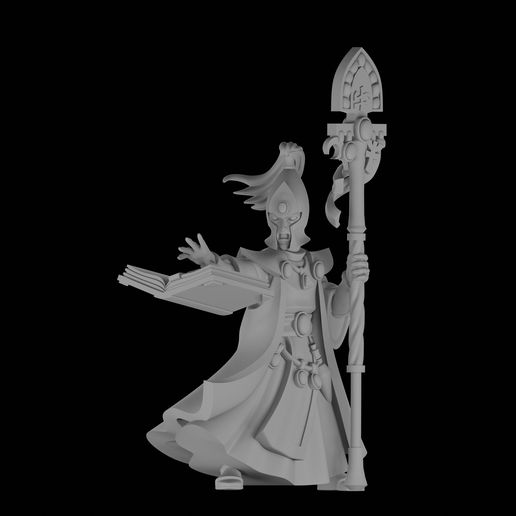 STL file High elf mage (multipart) 🧝 ・3D print design to download・Cults