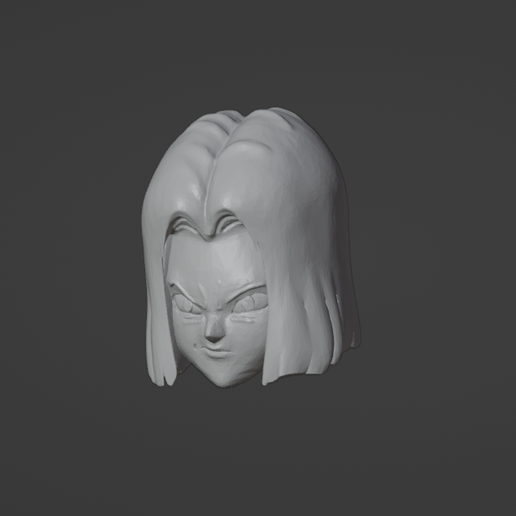 🤖 Android 17 head・Free STL File for 3D printing・Cults