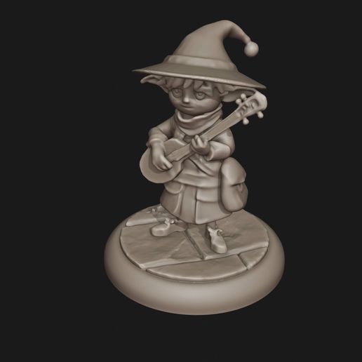 🧙 kender bard | dnd miniature | by Deltorvik・ STL File for 3D printing ...