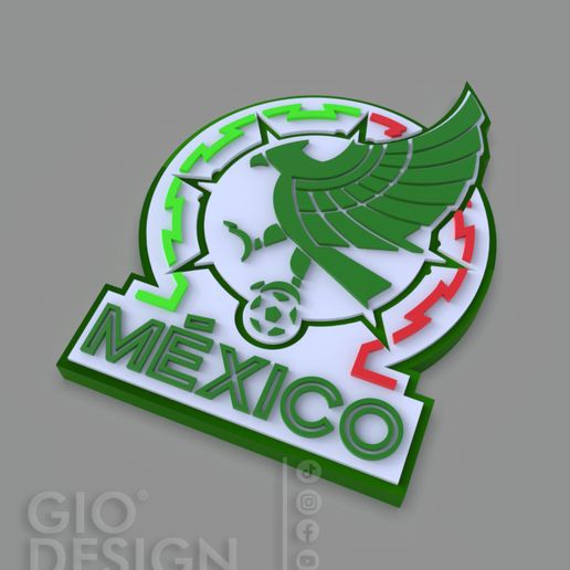 🛡️ Emblem and shield of the Mexican Football Soccer Federation (FMF ...