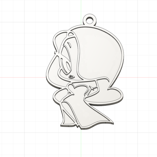 🐇 Jessica Rabbit keychain・ STL File for 3D printing・Cults