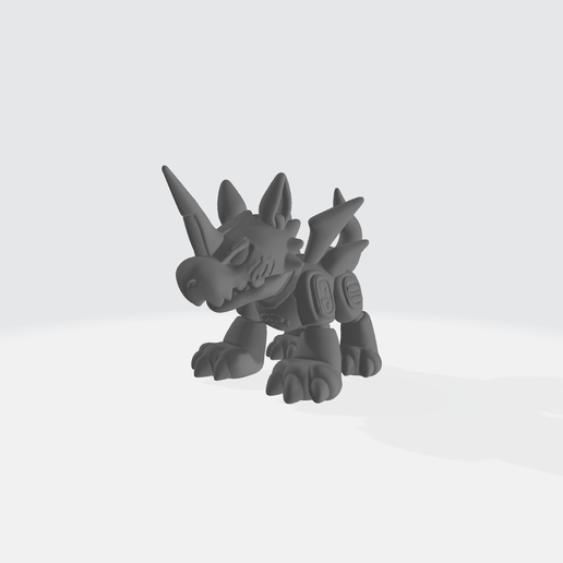 🐉 Lighdramon - digimon・ STL File for 3D printing・Cults