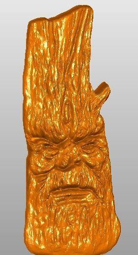 Free STL file Holzgesicht 🎨 ・3D print design to download・Cults