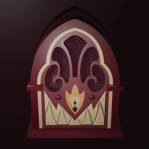 📻 Radio Alastor - Hazbin Hotel・ STL File for 3D printing・Cults