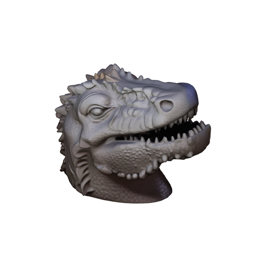 STL file T Rex Head 🦖 ・Design to download and 3D print・Cults