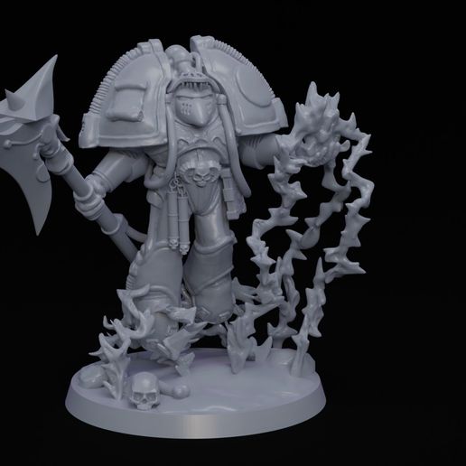 🎲 Chunky Warrior Reading Saturn Terminator・ STL File for 3D printing・Cults