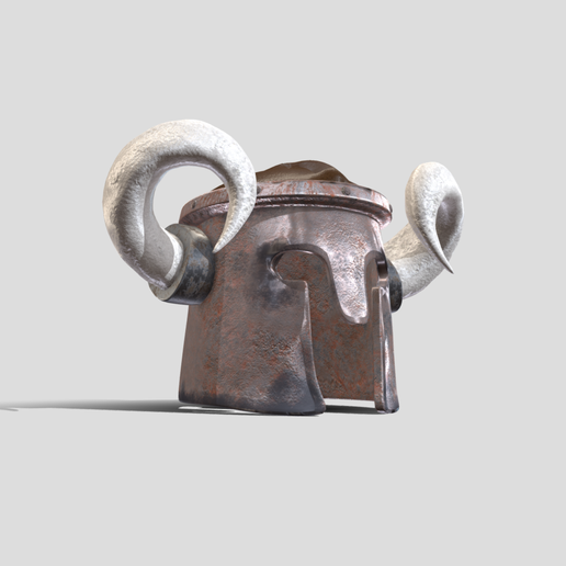 🪖 Horned Helmet・ STL File for ・Cults