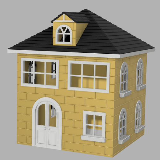 🎄 Christmas house | Christmas decoration・Free 3D File for 3D printing・Cults