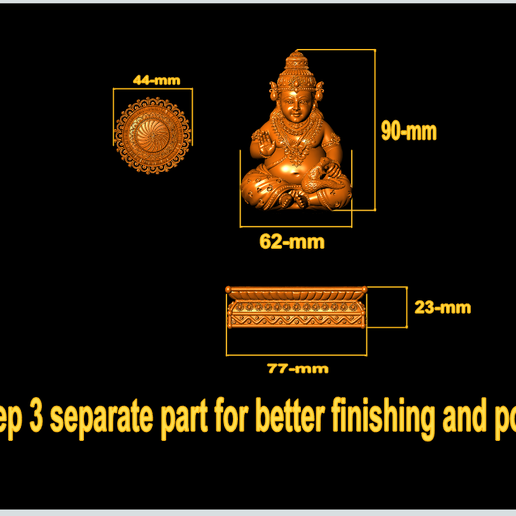 💎 Kuber Ji 3D Model・ STL File for ・Cults