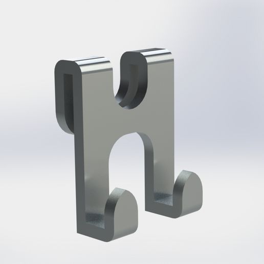 STL file Single or Double Towel Hooks 🛀 (OBJ)・3D printable model to ...