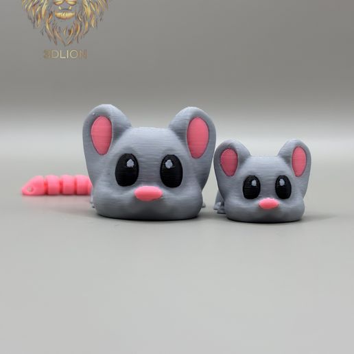 🐁 Cute mini Mouse・Free 3D File for 3D printing・Cults