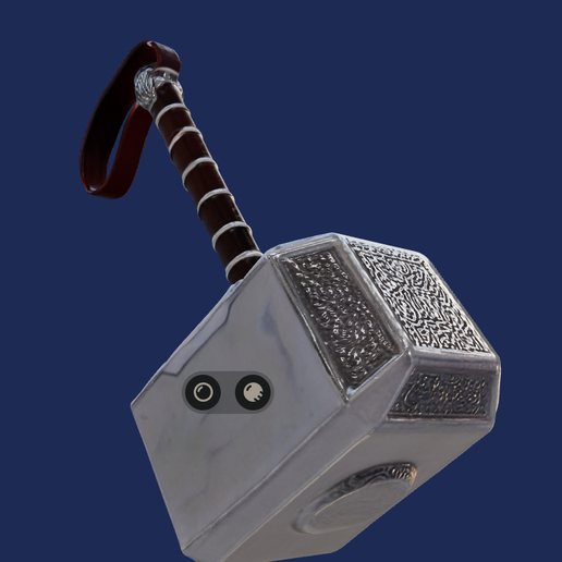 STL file Mjolnir Hammer of Thor 3D model 🔨 ・3D print object to download ...