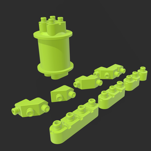 3MF file CurveBlocks *Engineering Set(Full Kit)*: Innovative Building ...