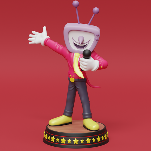 🎮 Mr. Tenna - Deltarune・ 3D File for 3D printing・Cults