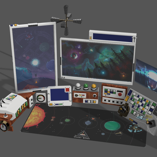 🚢 Ship Desk - Outer Wilds・ 3D File for 3D printing・Cults