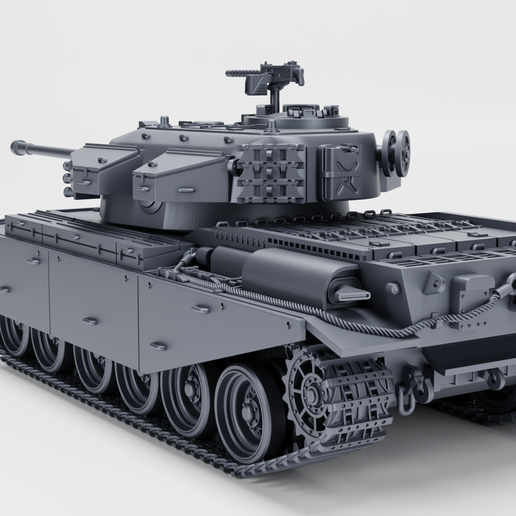 🪖 Centurion tank Mk.V (UK, post-WW2)・ 3D File for 3D printing・Cults