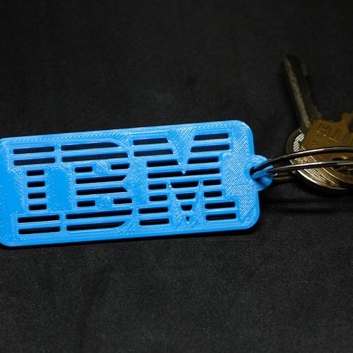 Бесплатный STL файл IBM Keychain 🗝️ ・3D-печатная модель для загрузки・Cults