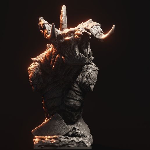👾 Fallout Deathclaw・ 3D File for 3D printing・Cults